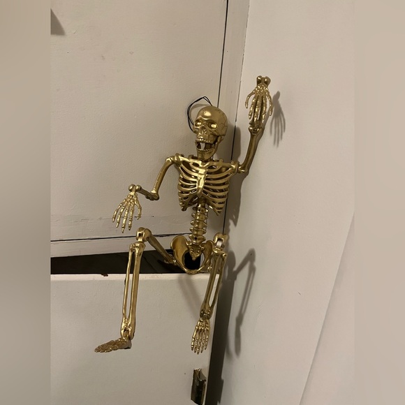 Accents | 24 Inch Tall Posable Gold Skeleton | Poshmark
